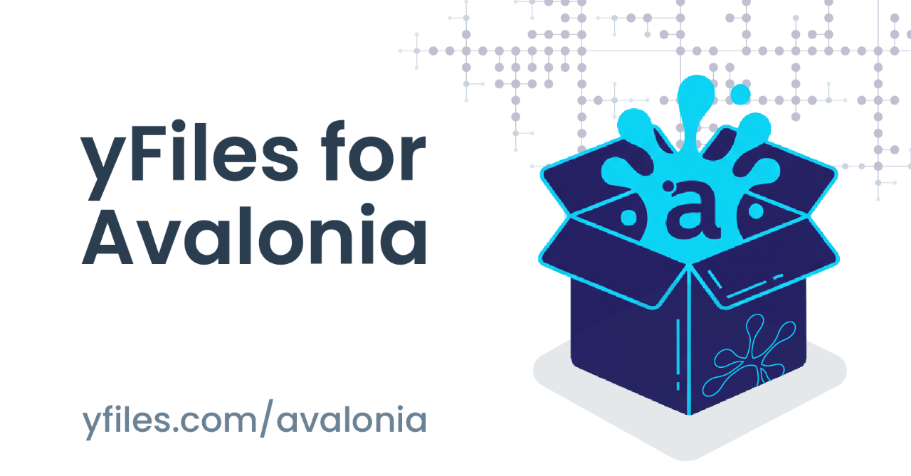 yFiles for Avalonia - Cross-Platform .NET Diagramming
